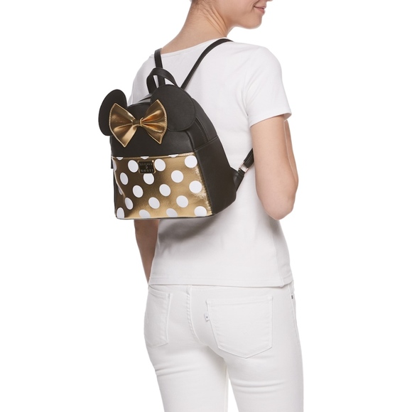 Disney | Bags | Minnie Mouse Ears And Bow Mini Backpack | Poshmark
